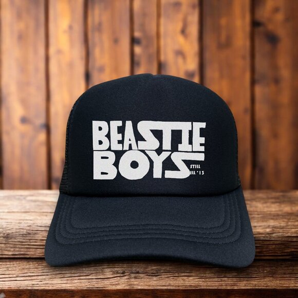 RetroRoots | Accessories | Beastie Boys Mens Trucker Hat Black Snapback ...